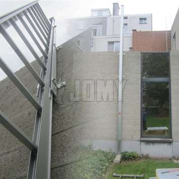 JOMY| Aluminum ladders for fire egress, access and maintenance at heights