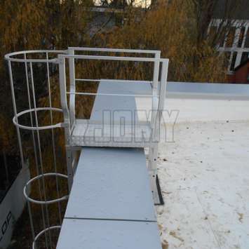 JOMY| Cage ladder: industrial quality permanent egress and access solution