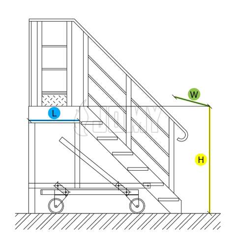 Industrial workplatforms in aluminium | JOMY