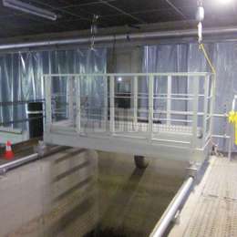 Industrial walkway platform in aluminium | JOMY