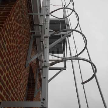 JOMY| Cage ladder: industrial quality permanent egress and access solution