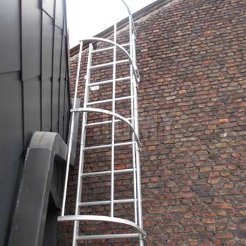JOMY| Cage ladder: industrial quality permanent egress and access solution