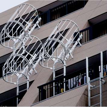 JOMY| Cage ladder: industrial quality permanent egress and access solution